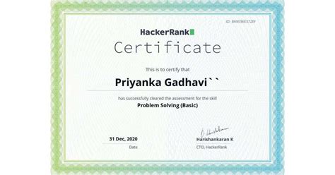 Priyanka Gadhavi On Linkedin Hackerrank Codingisfun Codingchallenge