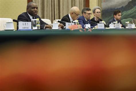 Uk Foreign Secretary Lammy Says Engagement With China Is Necessary At