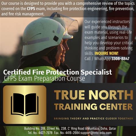 True North Training Center On Linkedin Cfps Fireprotectionengineer