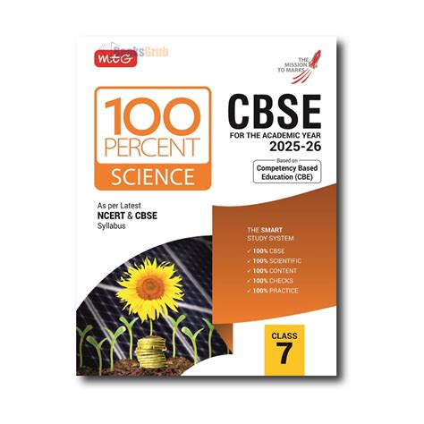 Buy Cbse 100 Percent Class 7 Science Book For 2025 26 Exam Based On