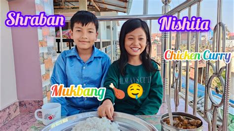 Chicken Curry Mukbang 🤩🍗🤤 Kakchingmanipur ️ Youtube