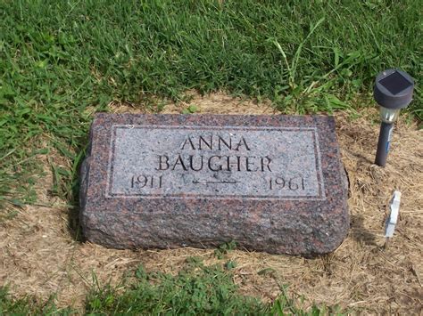 Anna Wilma Mcnamar Baugher 1910 1961 Find A Grave äreminne