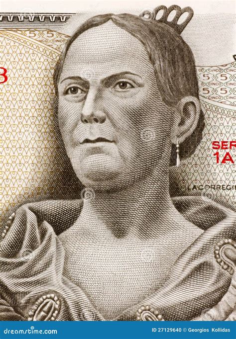 Josefa Ortiz De Dom Nguez Imagen Editorial Imagen De Dinero
