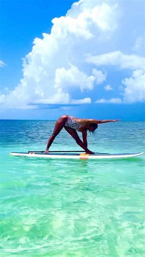 Juanita Tolliver That Time Paddle Board Yoga Almost Took Me Out 🥴🥴😂😂
