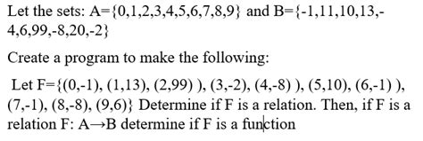 Solved I Need Help To Solve A Problem Using Programming In Chegg Com