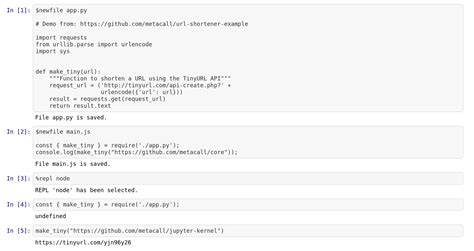 Usage — Metacall Jupyter Kernel 01 Documentation