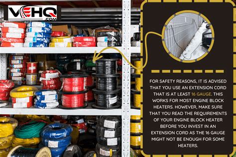 What Gauge Extension Cord For Engine Block Heater