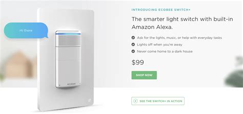 A Talking Light Switch Ecobee Switch By Joe Dugandzic Podfeet