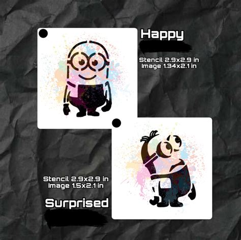 Despicable Me Minion Logo Stencil