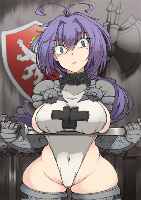 Brdm 2 Original Highres 1girl Ahoge Armor Breasts Covered Navel