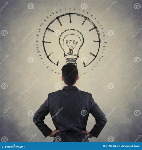 Forward Thinking Entrepreneur Person Dreams Big Envisioning Success In