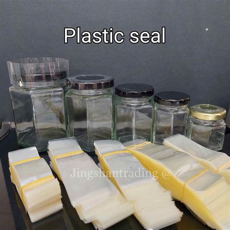 Shrinkable Plastic Sealer ／heat Shrink Bands Cap Seal For Jars／ Bottles Balang Botol 热收缩塑胶包装纸
