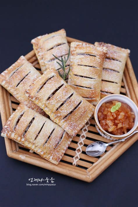 식빵 사과파이 만들기 에어프라이어 애플파이 베이킹 레시피 네이버 블로그