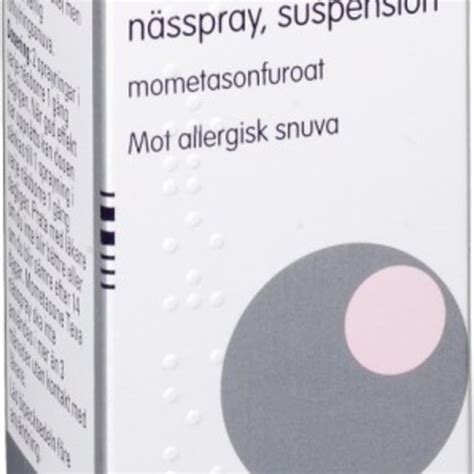 Mometasone Teva Nässpray Suspension 50 Mikrogramdos 60 St