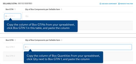 helpdocs set up multibox items using a spreadsheet