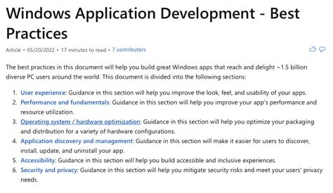 Windows Dev Docs On Twitter What Windows Features Should An App Implement To Make Users Happy