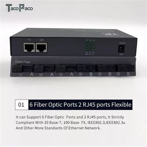 Convertidor Medios De Fibra Óptica Switch 6 Puertos Sc 100m En Venta En Cuauhtémoc Distrito