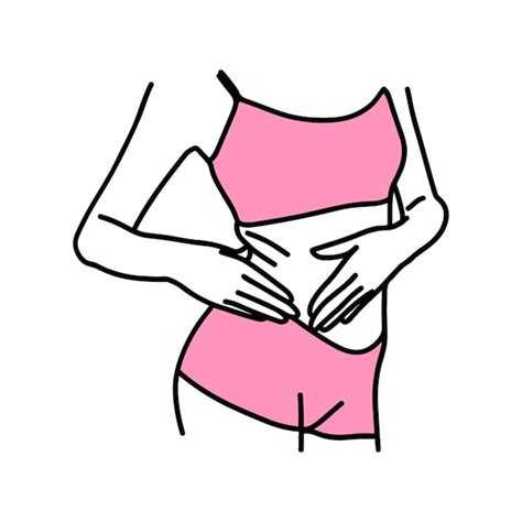 아름 다운 인간 여자 몸 그리기 라인 아트 벡터 프리미엄 벡터