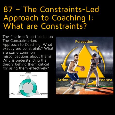 87 the constraints led approach to coaching i what are constraints