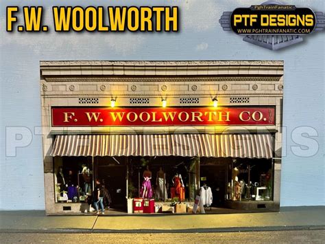 O Scale F W Woolworth Co Building Flat