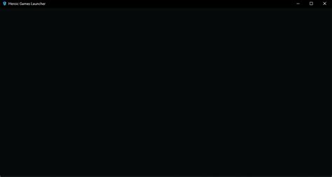 Black Screen When Trying To Access Downloads · Issue 3014 · Heroic