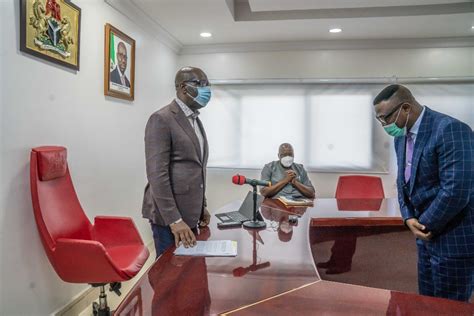 Governor Obaseki Swears In New Head Of Service Okungbowa Photos