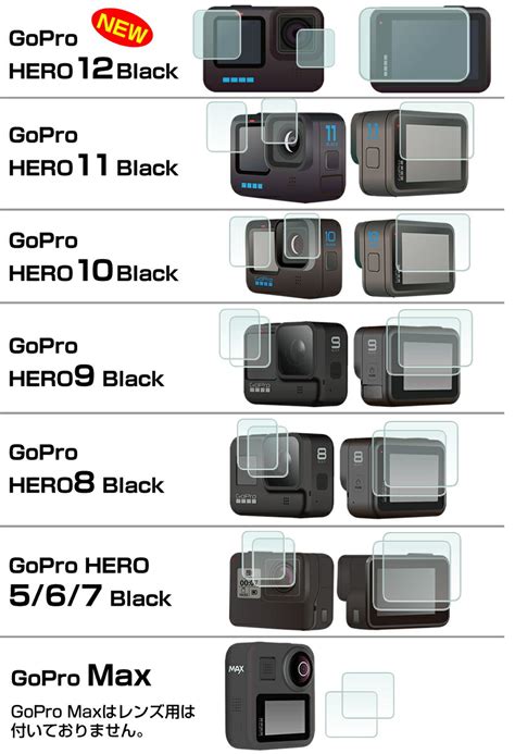 【楽天市場】【強化ガラス】 Gopro Hero12 Black Gopro Hero11 Black Hero10 Black