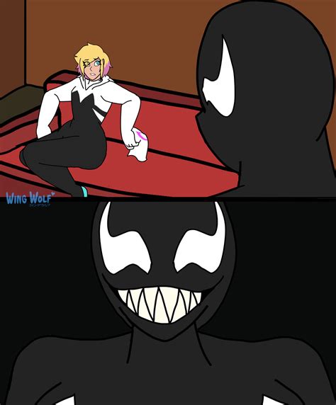 She Venom Vs Spider Gwen 1 By Girlywolfpup By Somespookwithabrain On