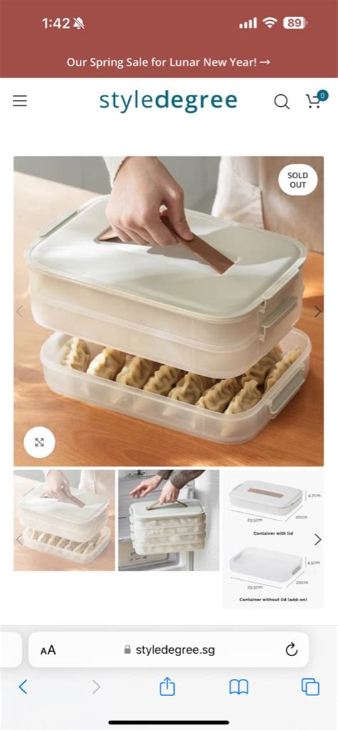 Stackable Freezer Container Double Layer Furniture And Home Living