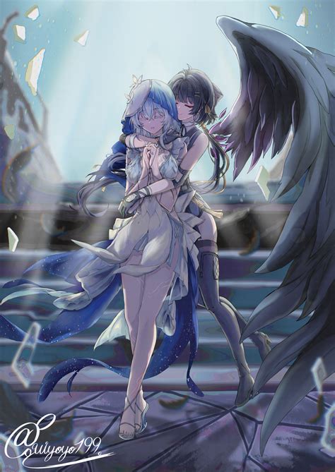 Kouno Uiyoyo199 Female Rover Wuthering Waves Rover Wuthering Waves Shorekeeper