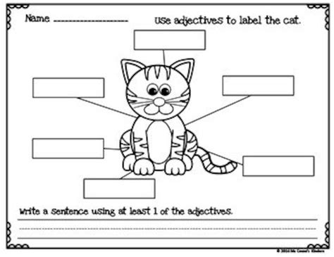 Picture Perfect Adjectives Labeling Fun For Learning Etsy