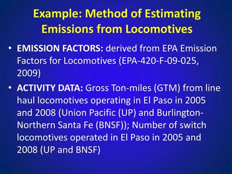 Ppt Development Of Emission Inventory Improvements In El Paso Texas