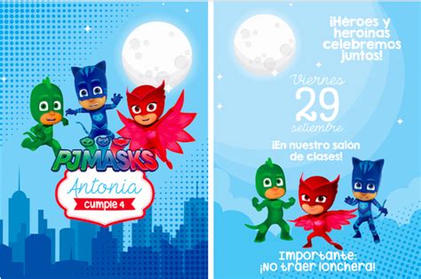 Cumple en el nido PJ Mask El Baúl de Antonia
