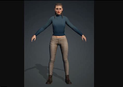 Solve 3d Model Issue 3d Realistic Game Character 2d To 3d Nsfw Idle
