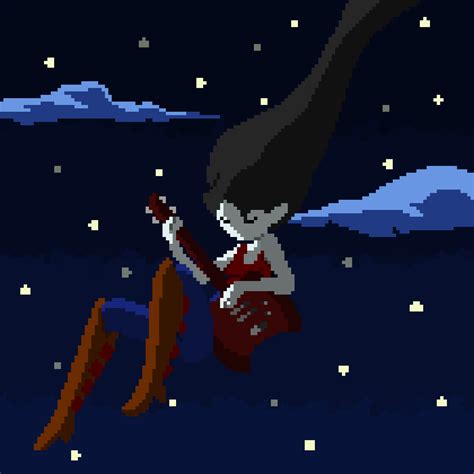 Marceline Pixel Art I Made In Tribute To Obsidian Radventuretime