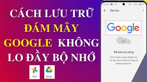Lưu Trữ đám Mây Không Lo đầy Bộ Nhớ Cách Lưu Trữ Dữ Liệu Online