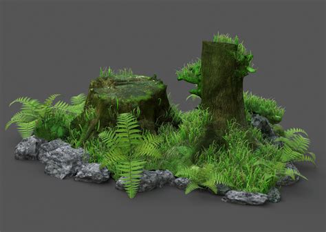 3d Model Environment Grass Forest Turbosquid 1570060