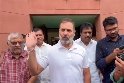 Farmer Leaders Meet Rahul Gandhi In Parliament A Day After Budget