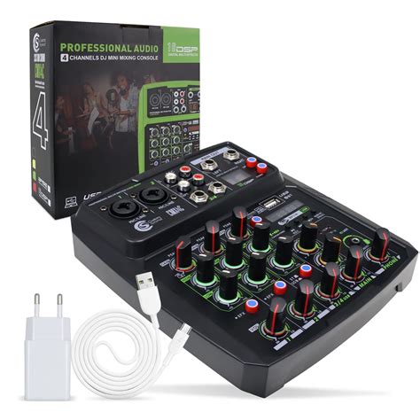 Mesa De Som E Interface Bluetooth 4 Canais Custom Sound CMX 4C