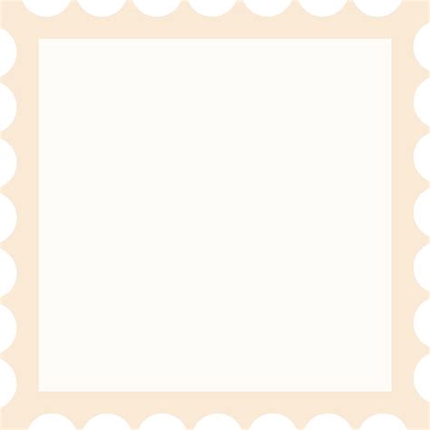 Premium Vector Square Postage Stamp