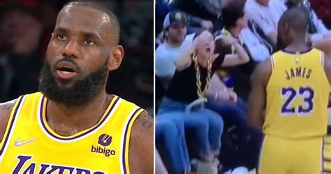 Lebron James Encounter With Female Nuggets Fan Goes Viral Game 7