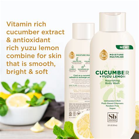 Cucumber Yuzu Lemon Nourishing Body Wash — Soapbox