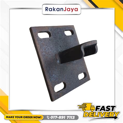 Steel Base Plate Complete With Bracket Gate Rakan Jaya Hardware