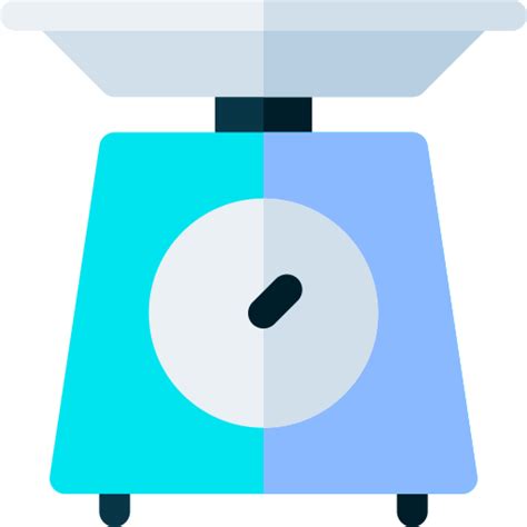 Kitchen Scale Basic Rounded Flat Icon