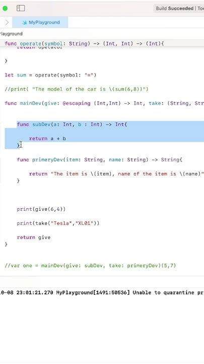 Nested Functions In Swift Charlesrealm Androidappdevelopment Swift