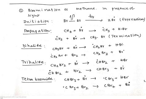 Solved Problem The Bromination Of Methane Proceeds Through 52 Off