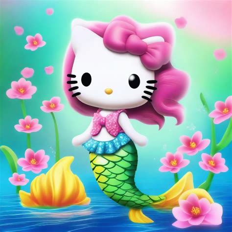 Under The Sea With Hello Kitty A Vibrant Mermaid Adventure