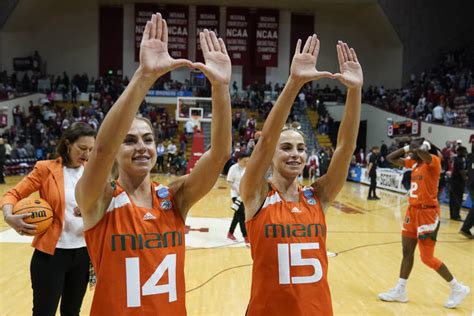 Miamis Cavinder Twins Reach March Madness Sweet 16 After Transfer