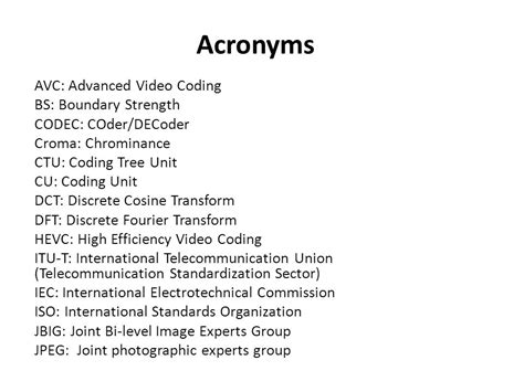 Sample Adaptive Offset In The Hevc Standard Ppt Video Online Download