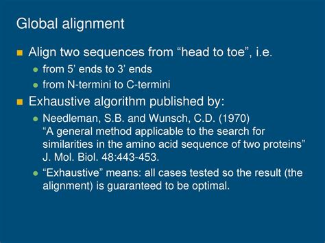 pairwise alignment sándor pongor ppt download